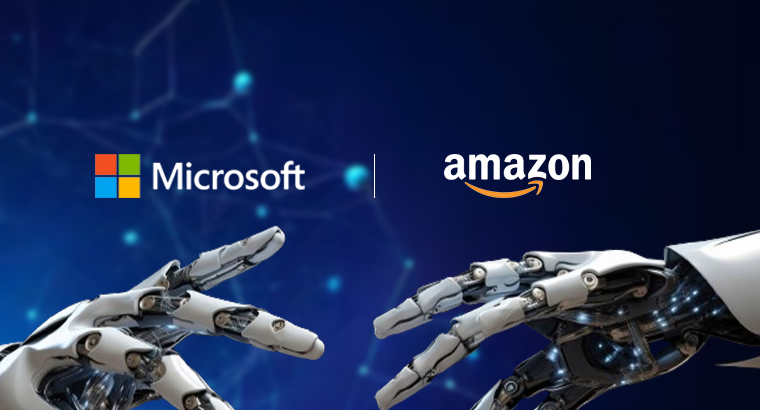 Amazon and Microsoft, under the lens of AI, connect